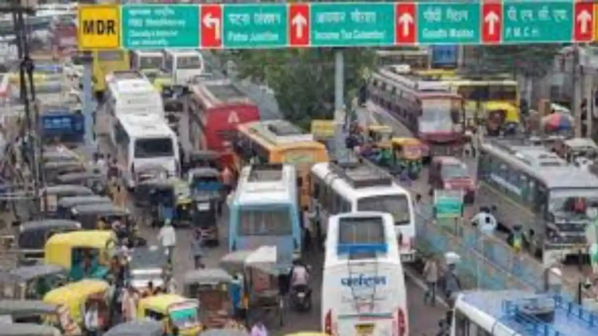 Patna Traffic:गांधी मैदान में रावण वध के मौके पर पटना में ट्रैफिक का ...