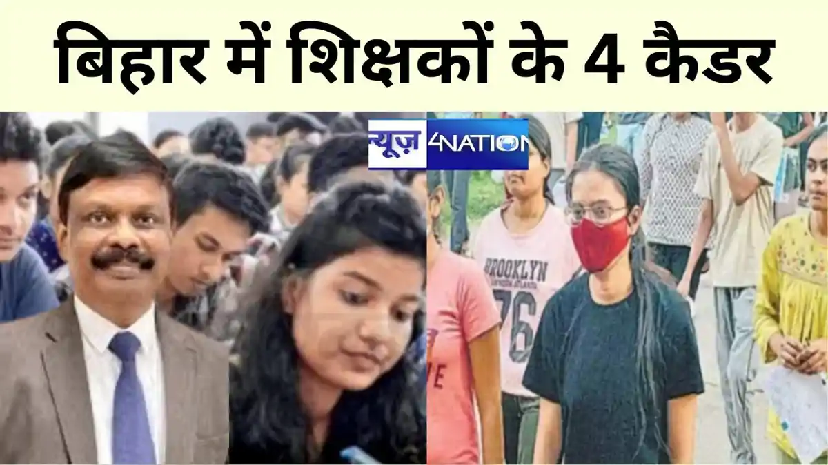 Bihar Teacher News: बिहार सरकार ने शिक्षकों को किया चार कैडर में बांटा ...