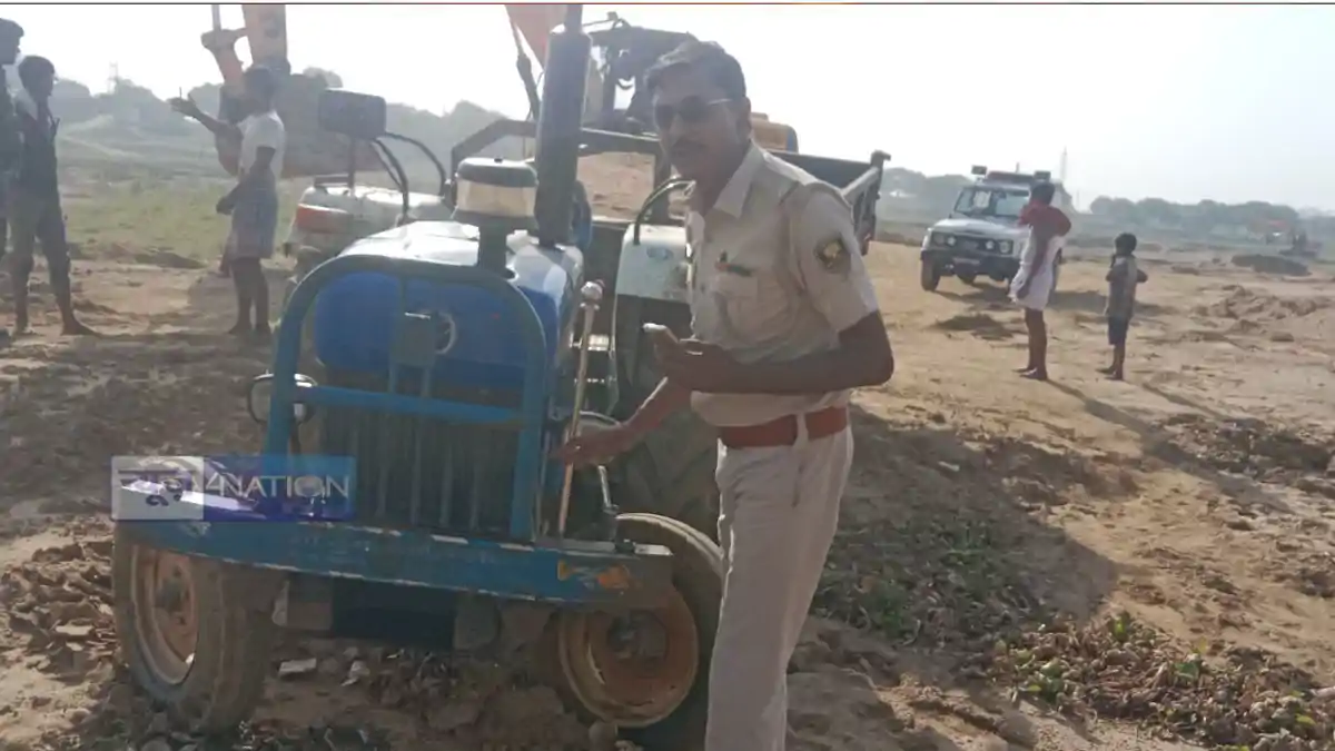 Jamui Crime:बिहार पुलिस के साख पर सवाल, जवान निकला बालू तस्कर, ट्रैक्टर भी जब्त